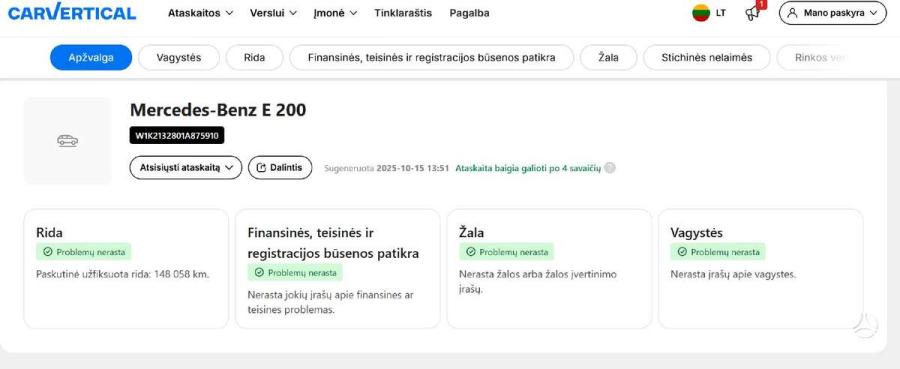 Синий Мерседес E 200 2020 в Вильнюс, объемом двигателя 2.00 л и пробегом 165 тыс. км за 24850 €, фото 39 на AUTOMOTO.COM.LV