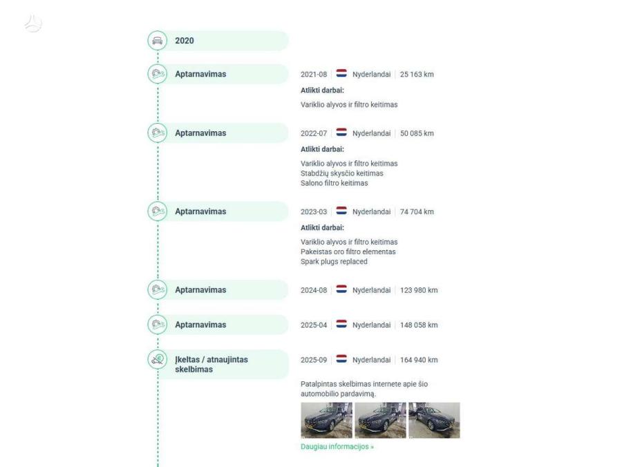 Blue Mercedes-Benz e-200 2020 in Vilnius, with an engine capacity of 2.00 L and mileage of 166 thousand km for 23600 €, photo 57 on AUTOMOTO.COM.LV