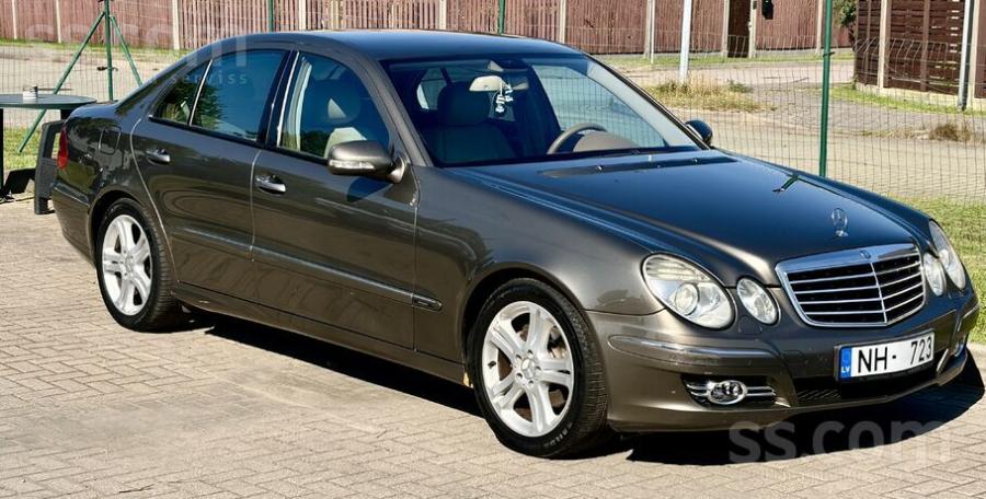 Коричневый Мерседес E 200 2008 в Вентспилс, объемом двигателя 1.80 л и пробегом 0 тыс. км за 3450 €, фото 1 на AUTOMOTO.COM.LV