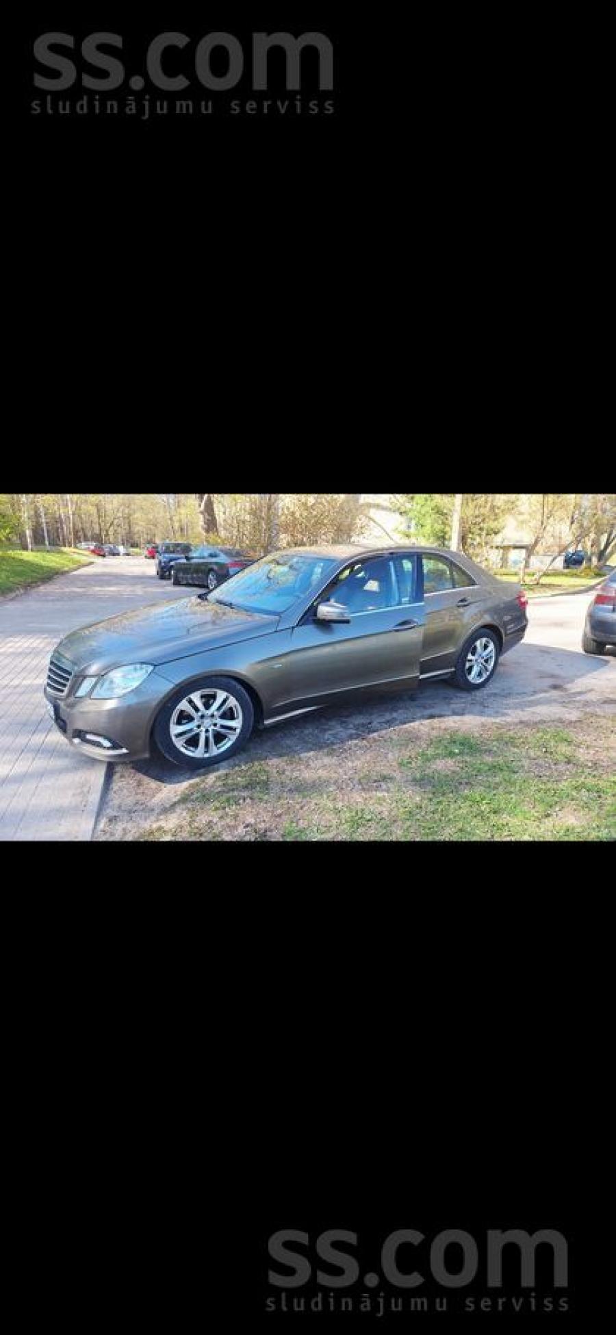 Brown Mercedes-Benz e-200 2011 in Riga, with an engine capacity of 2.10 L and mileage of 179 thousand km for 7000 €, photo 1 on AUTOMOTO.COM.LV