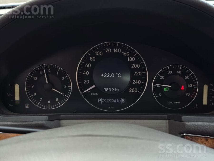 Grey Mercedes-Benz e-200 2006 in Riga, with an engine capacity of 1.80 L and mileage of 0 thousand km for 1650 €, photo 10 on AUTOMOTO.COM.LV