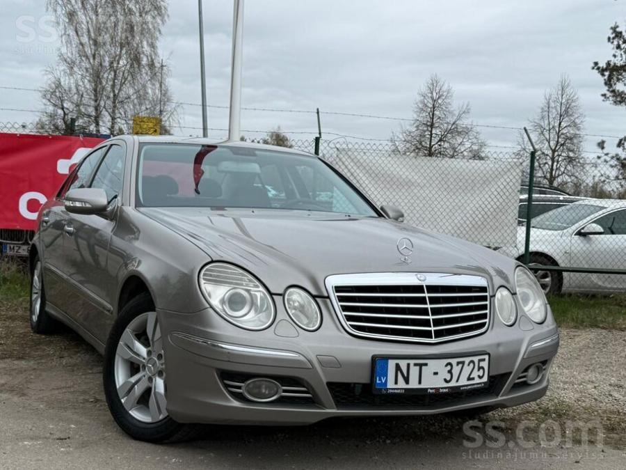 Серый Мерседес E 200 2008 в Рига, объемом двигателя 2.10 л и пробегом 307 тыс. км за 3300 €, фото 4 на AUTOMOTO.COM.LV