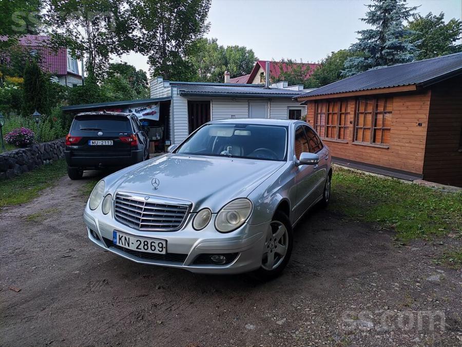 Серый Мерседес E 200 2008 в Резекне, объемом двигателя 2.20 л и пробегом 304 тыс. км за 2850 €, фото 1 на AUTOMOTO.COM.LV