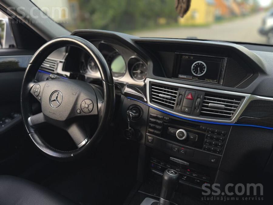 Серый Мерседес E 200 2009 в Даугавпилс, объемом двигателя 2.00 л и пробегом 260 тыс. км за 7600 €, фото 7 на AUTOMOTO.COM.LV