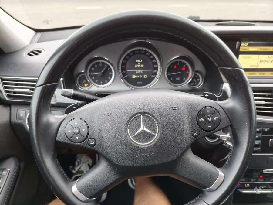 Grey Mercedes-Benz e-200 2010 in Kaunas, with an engine capacity of 2.14 L and mileage of 278 thousand km for 6500 €, photo 20 on AUTOMOTO.COM.LV