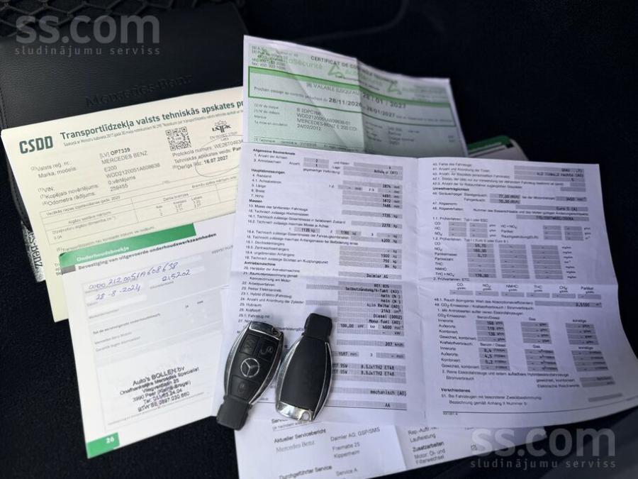 Pelēks Mercedes-Benz e-200 2012 Rīga, ar dzinēja tilpumu 2.20 L un nobraukumu 259 tūkst. km par 8995 €, foto 28 vietnē AUTOMOTO.COM.LV