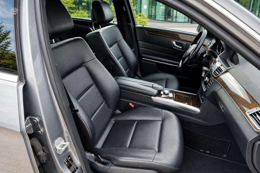 Grey Mercedes-Benz e-200 2013 in Vilnius, with an engine capacity of 2.20 L and mileage of 266 thousand km for 9650 €, photo 9 on AUTOMOTO.COM.LV