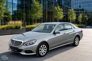 Серый Мерседес E 200 2013 в Вильнюс, объемом двигателя 2.20 л и пробегом 266 тыс. км за 8950 €, фото  на AUTOMOTO.COM.LV