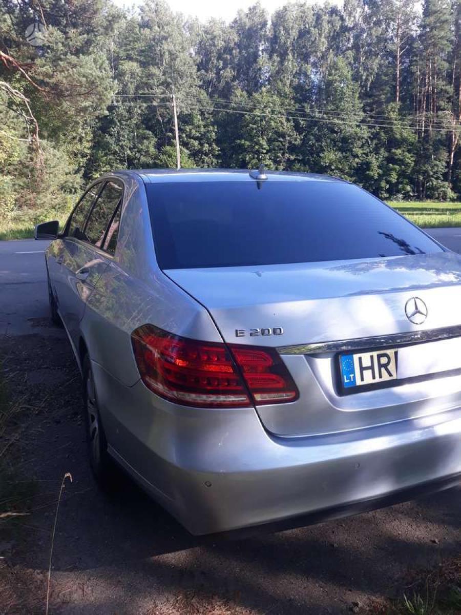 Grey Mercedes-Benz e-200 2014 in Kazlu Ruda, with an engine capacity of 2.14 L and mileage of 244 thousand km for 7999 €, photo 8 on AUTOMOTO.COM.LV