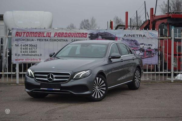 Grey Mercedes-Benz e-200 2017 in Marijampole, with an engine capacity of 1.99 L and mileage of 66 thousand km for 23850 €, photo 3 on AUTOMOTO.COM.LV