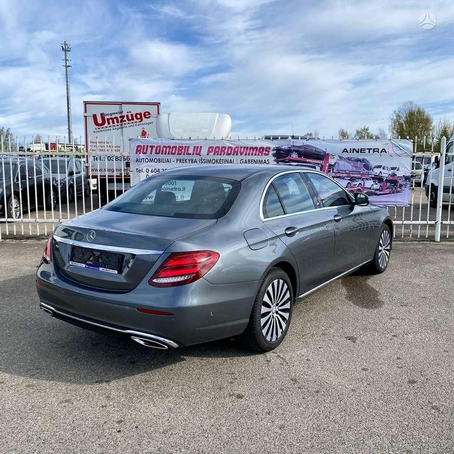 Grey Mercedes-Benz e-200 2017 in Marijampole, with an engine capacity of 1.99 L and mileage of 66 thousand km for 21900 €, photo 6 on AUTOMOTO.COM.LV