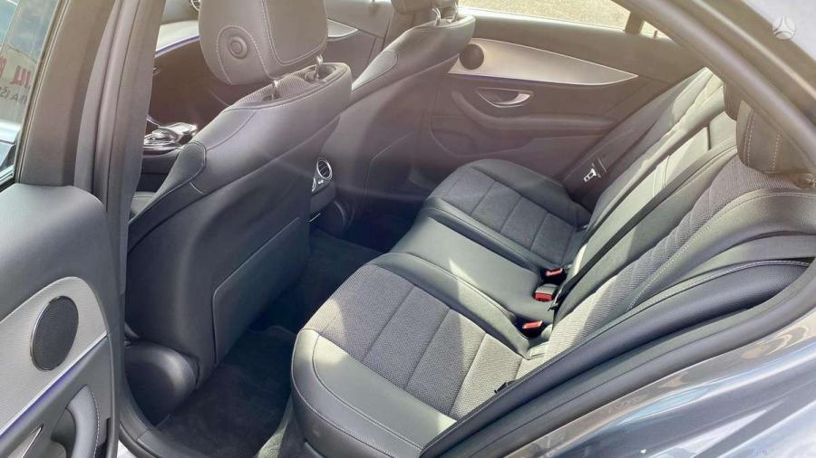 Grey Mercedes-Benz e-200 2017 in Marijampole, with an engine capacity of 1.99 L and mileage of 66 thousand km for 21900 €, photo 15 on AUTOMOTO.COM.LV