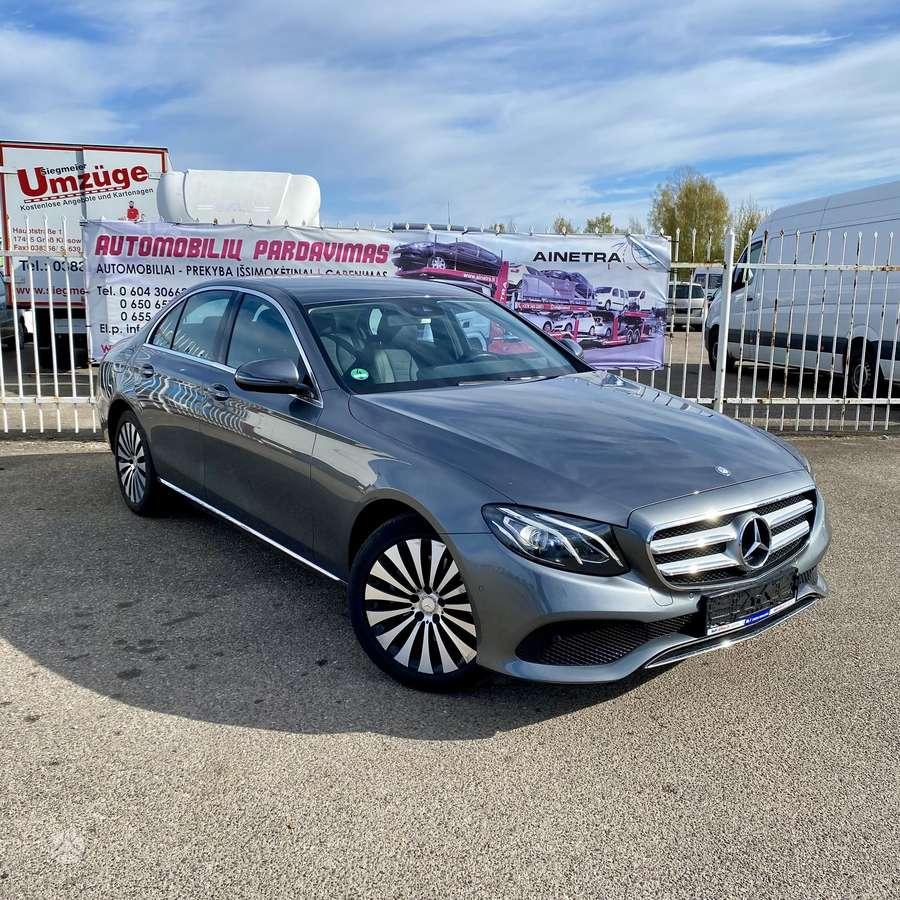 Pelēks Mercedes-Benz e-200 2017 Marijampole, ar dzinēja tilpumu 1.99 L un nobraukumu 40 tūkst. km par 21700 €, foto 1 vietnē AUTOMOTO.COM.LV