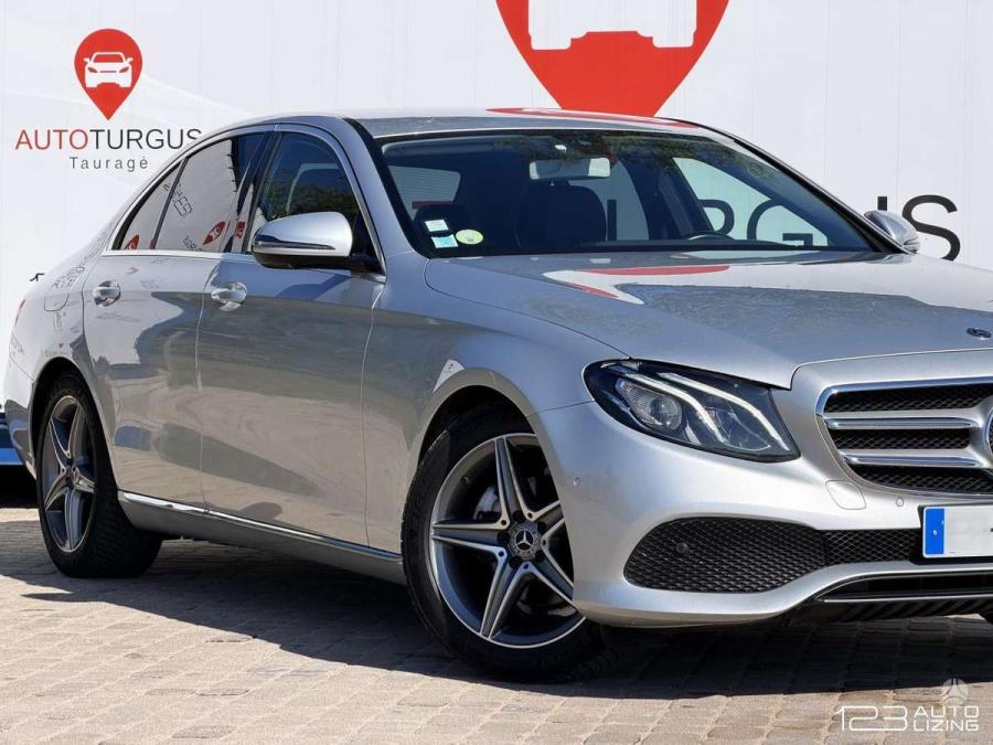 Grey Mercedes-Benz e-200 2017 in Taurage, with an engine capacity of 2.00 L and mileage of 259 thousand km for 14200 €, photo 7 on AUTOMOTO.COM.LV