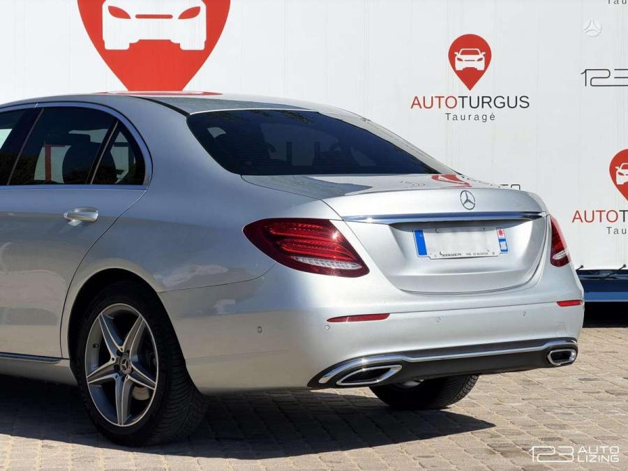 Grey Mercedes-Benz e-200 2017 in Taurage, with an engine capacity of 2.00 L and mileage of 259 thousand km for 14200 €, photo 9 on AUTOMOTO.COM.LV