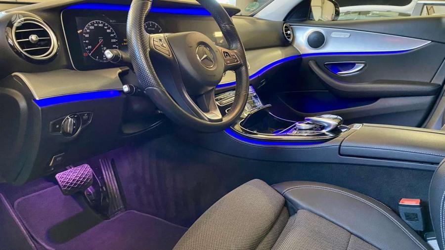 Pelēks Mercedes-Benz e-200 2017 Marijampole, ar dzinēja tilpumu 1.99 L un nobraukumu 66 tūkst. km par 21100 €, foto 10 vietnē AUTOMOTO.COM.LV
