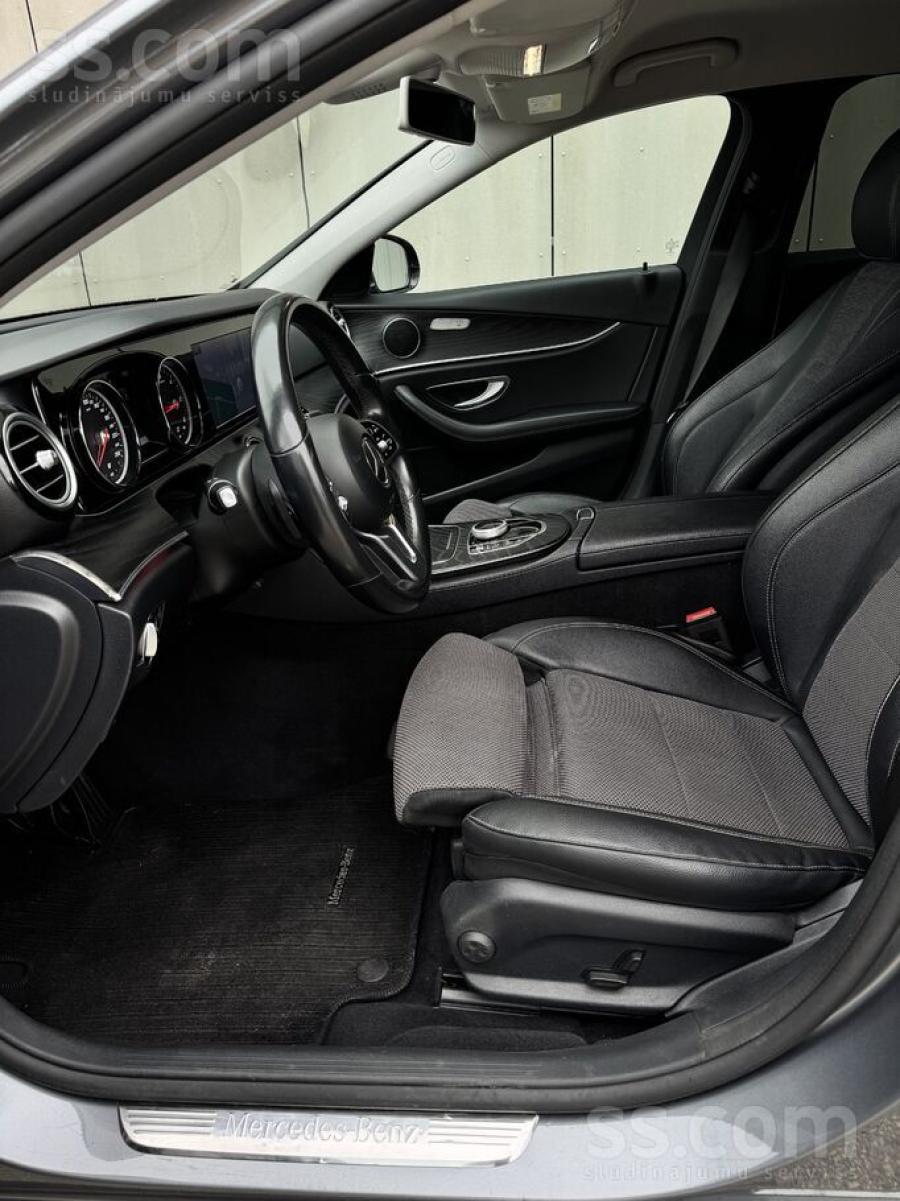 Grey Mercedes-Benz e-200 2019 in Riga, with an engine capacity of 2.00 L and mileage of 212 thousand km for 16300 €, photo 21 on AUTOMOTO.COM.LV