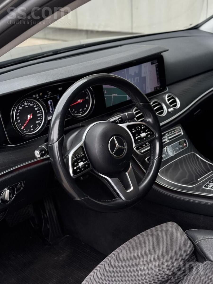 Grey Mercedes-Benz e-200 2019 in Riga, with an engine capacity of 2.00 L and mileage of 212 thousand km for 16300 €, photo 23 on AUTOMOTO.COM.LV