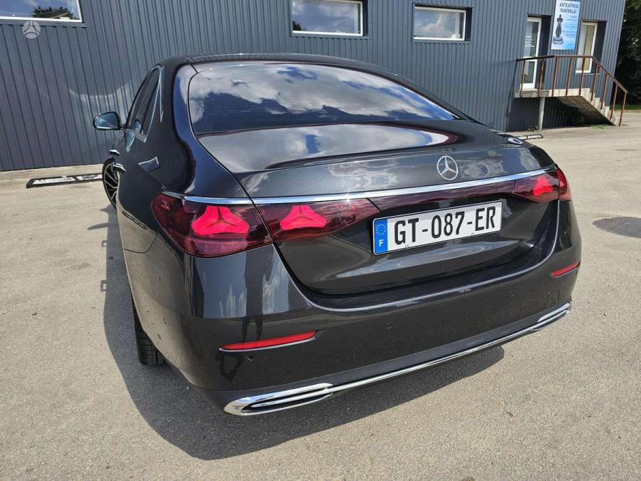 Grey Mercedes-Benz e-200 2024 in Taurage, with an engine capacity of 2.00 L and mileage of 111 thousand km for 41000 €, photo 17 on AUTOMOTO.COM.LV