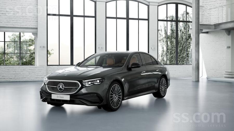 Серый Мерседес E 200 2026 в Рига, объемом двигателя 2.00 л и пробегом 10 тыс. км за 66900 €, фото 1 на AUTOMOTO.COM.LV