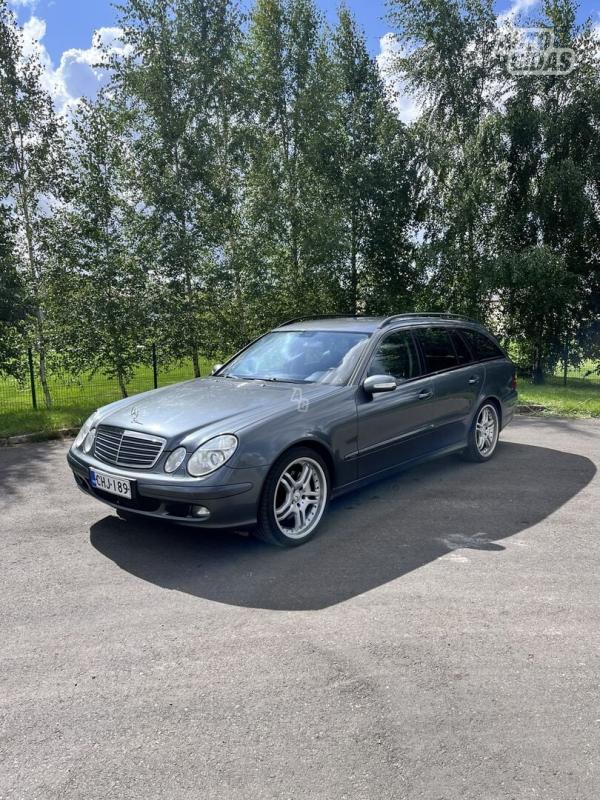 Pelēks Mercedes-Benz e-200 2006 Kauņa, ar dzinēja tilpumu 1.80 L un nobraukumu 332 tūkst. km par 2900 €, foto 1 vietnē AUTOMOTO.COM.LV