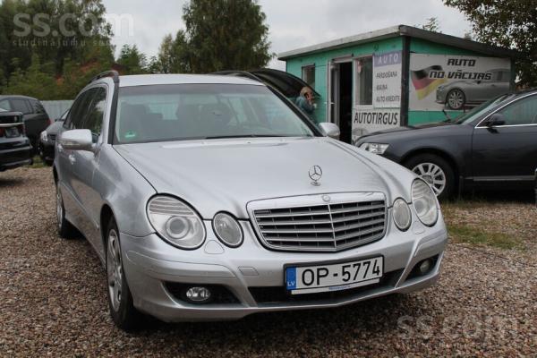 Grey Mercedes-Benz e-200 2008 in Daugavpils, with an engine capacity of 2.20 L and mileage of 461 thousand km for 3790 €, photo 5 on AUTOMOTO.COM.LV