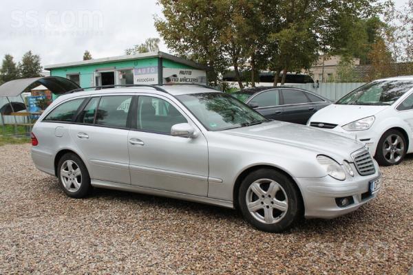 Grey Mercedes-Benz e-200 2008 in Daugavpils, with an engine capacity of 2.20 L and mileage of 461 thousand km for 3790 €, photo 6 on AUTOMOTO.COM.LV