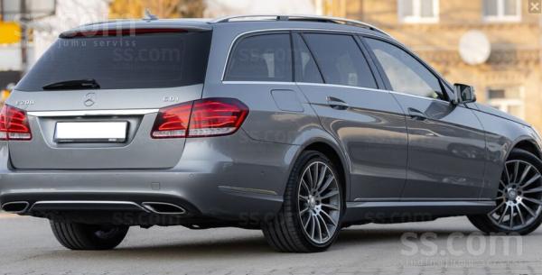 Мерседес E 200 2013 в Бауска на AUTOMOTO.COM.LV Серый Мерседес E 200 2013 в Бауска, объемом двигателя 2.20 л и пробегом 280 тыс. км за 10500 €, фото 4 на AUTOMOTO.COM.LV