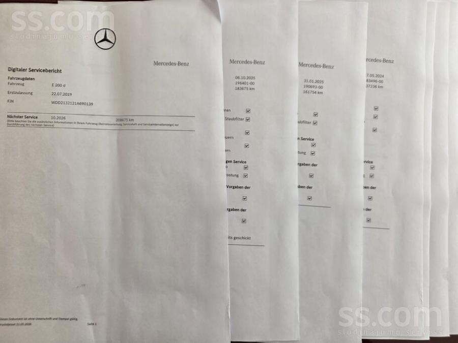 Pelēks Mercedes-Benz e-200 2019 Rīga, ar dzinēja tilpumu 2.00 L un nobraukumu 203 tūkst. km par 17900 €, foto 36 vietnē AUTOMOTO.COM.LV