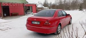 Sarkans Mercedes-Benz e-200 2002 Aizkraukle, ar dzinēja tilpumu 1.80 L un nobraukumu 238 tūkst. km par 2099 €, foto 5 vietnē AUTOMOTO.COM.LV