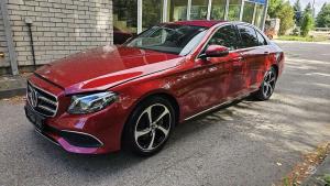 Red Mercedes-Benz e-200 2018 in Kaunas, with an engine capacity of 1.99 L and mileage of 154 thousand km for 12450 €, photo  on AUTOMOTO.COM.LV