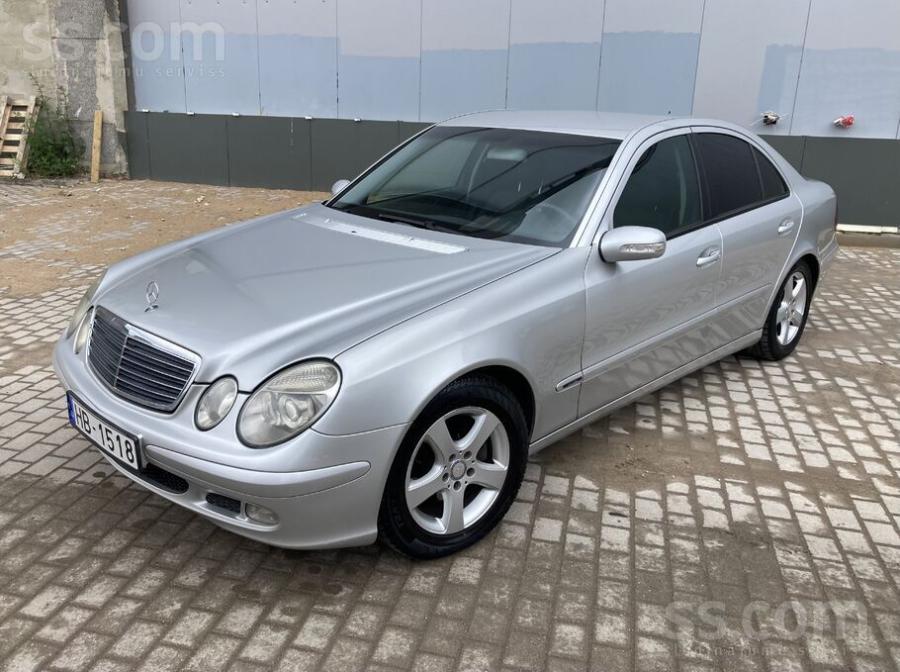 Mercedes-Benz e-200 2003 in Riga, with an engine capacity of 2.20 L and mileage of 0 thousand km for 2100 €, photo 1 on AUTOMOTO.COM.LV