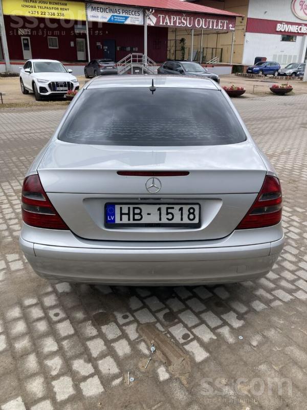 Mercedes-Benz e-200 2003 in Riga, with an engine capacity of 2.20 L and mileage of 0 thousand km for 2100 €, photo 6 on AUTOMOTO.COM.LV
