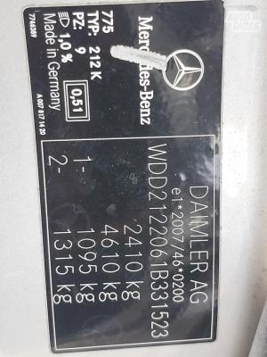 Мерседес E 200 2017 в Таураге, объемом двигателя 2.20 л и пробегом 370 тыс. км за 6700 €, фото 14 на AUTOMOTO.COM.LV