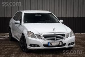White Mercedes-Benz e-200 2009 in Talsi, with an engine capacity of 2.10 L and mileage of 0 thousand km for 4490 €, photo  on AUTOMOTO.COM.LV