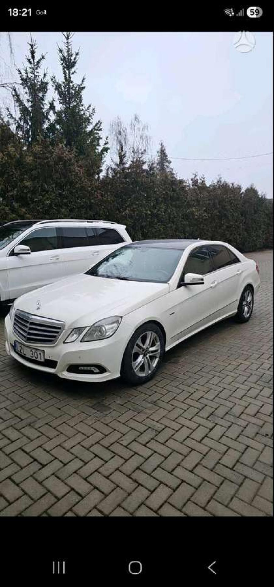 White Mercedes-Benz e-200 2010 in Kaunas, with an engine capacity of 2.15 L and mileage of 510 thousand km for 4800 €, photo 1 on AUTOMOTO.COM.LV