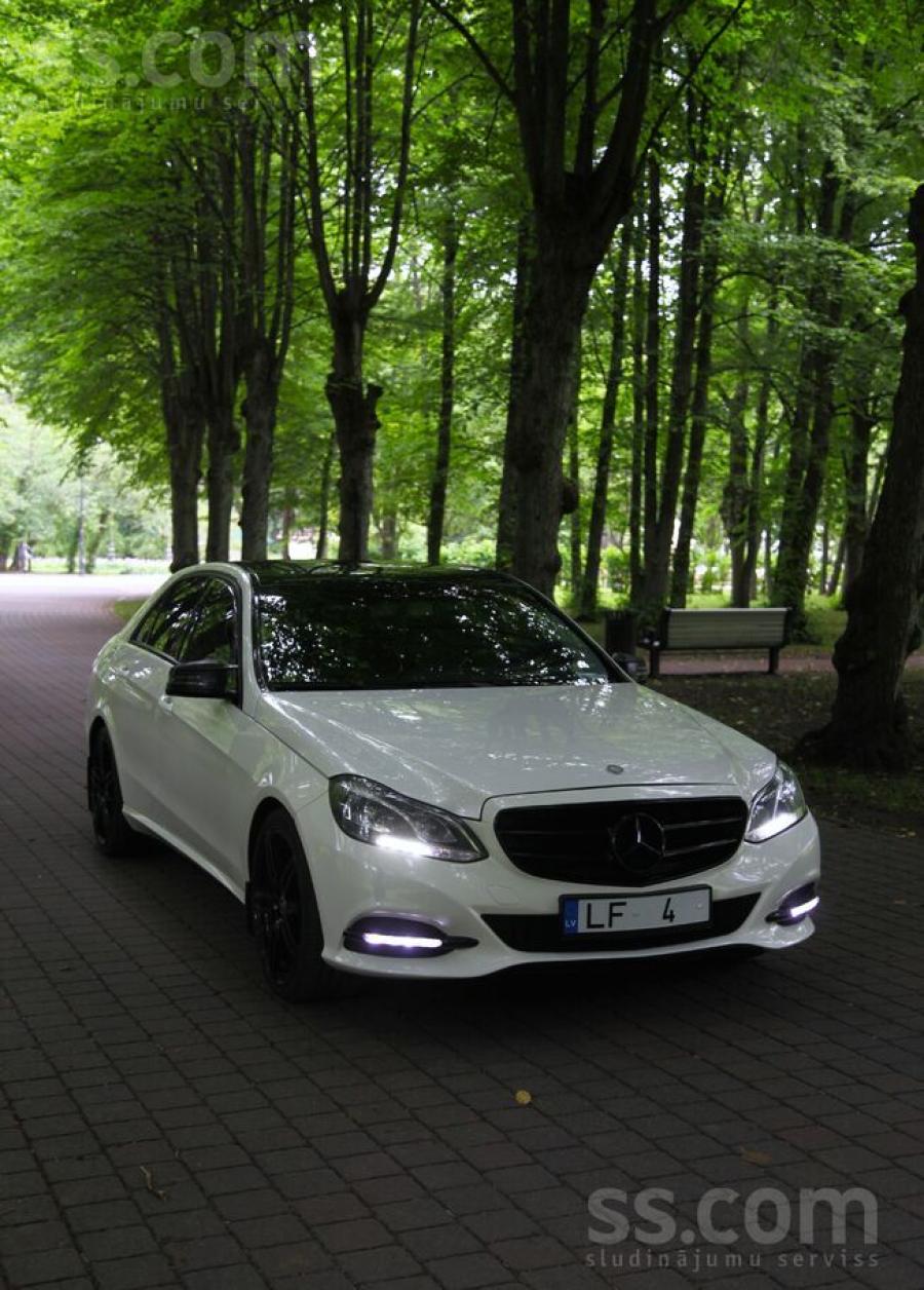Белый Мерседес E 200 2013 в Лиепая, объемом двигателя 2.00 л и пробегом 206 тыс. км за 9350 €, фото 1 на AUTOMOTO.COM.LV