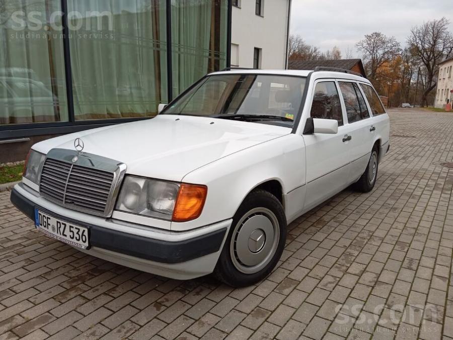 White Mercedes-Benz e-200 1993 in Balvi, with an engine capacity of 2.00 L and mileage of 0 thousand km for 3777 €, photo 1 on AUTOMOTO.COM.LV