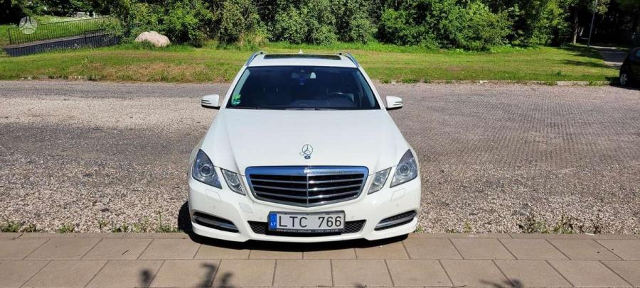 Balts Mercedes-Benz e-200 2011 Viļņa, ar dzinēja tilpumu 2.14 L un nobraukumu 339 tūkst. km par 4890 €, foto 1 vietnē AUTOMOTO.COM.LV