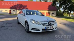 White Mercedes-Benz e-200 2011 in Ogre, with an engine capacity of 2.10 L and mileage of 284 thousand km for 6300 €, photo  on AUTOMOTO.COM.LV