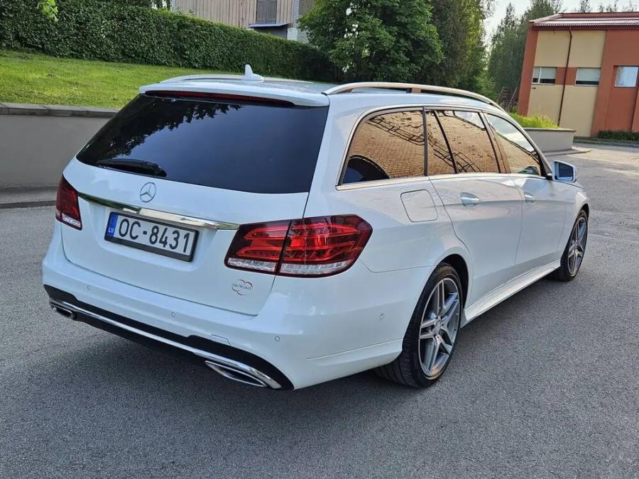 White Mercedes-Benz e-200 2013 in Jekabpils, with an engine capacity of 2.20 L and mileage of 319 thousand km for 10990 €, photo 7 on AUTOMOTO.COM.LV