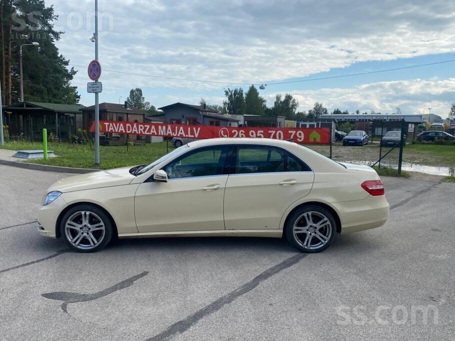 Yellow Mercedes-Benz e-200 2012 in Riga, with an engine capacity of 2.20 L and mileage of 0 thousand km for 2699 €, photo 2 on AUTOMOTO.COM.LV