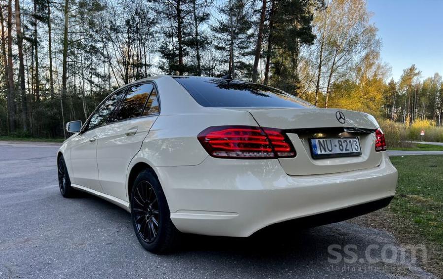 Yellow Mercedes-Benz e-200 2016 in Riga, with an engine capacity of 2.10 L and mileage of 340 thousand km for 8690 €, photo 9 on AUTOMOTO.COM.LV