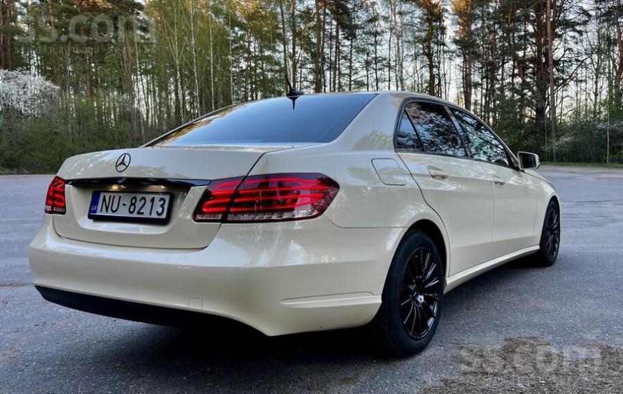 Yellow Mercedes-Benz e-200 2016 in Riga, with an engine capacity of 2.10 L and mileage of 340 thousand km for 8690 €, photo 11 on AUTOMOTO.COM.LV