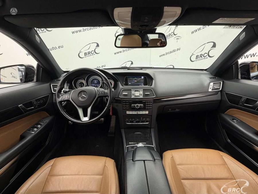 Black Mercedes-Benz E 220 2014 in Vilnius, with an engine capacity of 2.14 L and mileage of 257 thousand km for 13900 €, photo 4 on AUTOMOTO.COM.LV