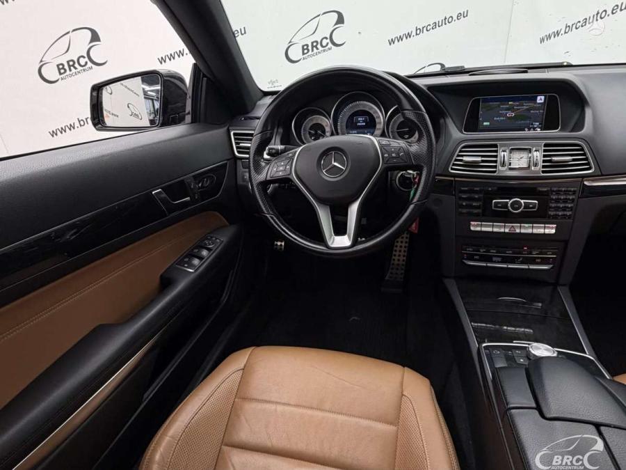 Black Mercedes-Benz E 220 2014 in Vilnius, with an engine capacity of 2.14 L and mileage of 257 thousand km for 13900 €, photo 11 on AUTOMOTO.COM.LV