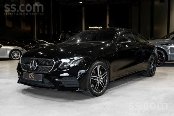 Black Mercedes-Benz E 220 2018 in Riga, with an engine capacity of 2.00 L and mileage of 167 thousand km for 33000 €, photo 1 on AUTOMOTO.COM.LV