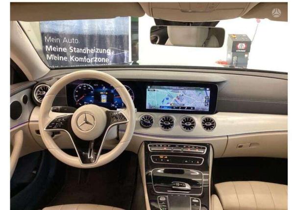 Black Mercedes-Benz E 220 2021 in Radviliskis, with an engine capacity of 1.95 L and mileage of 215 thousand km for 26900 €, photo 7 on AUTOMOTO.COM.LV