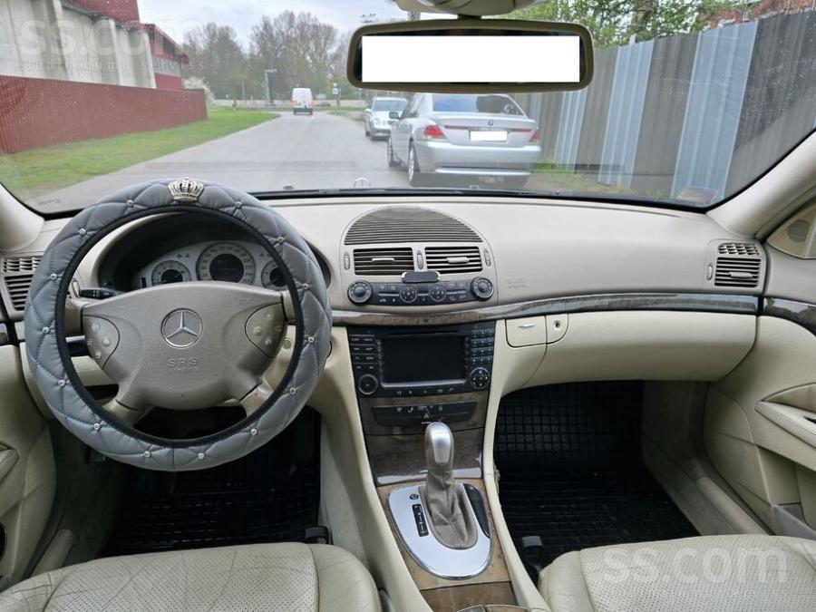 Melns Mercedes-Benz E 220 2002 Liepāja, ar dzinēja tilpumu 2.20 L un nobraukumu 380 tūkst. km par 1600 €, foto 7 vietnē AUTOMOTO.COM.LV