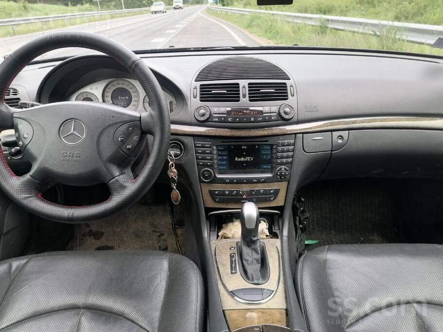 Melns Mercedes-Benz E 220 2003 Rēzekne, ar dzinēja tilpumu 2.20 L un nobraukumu 377 tūkst. km par 33900 €, foto 6 vietnē AUTOMOTO.COM.LV